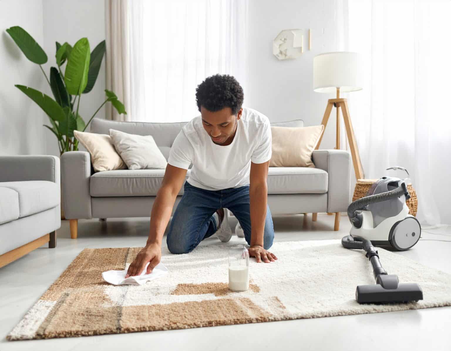 Comment nettoyer efficacement un tapis sans l'endommager