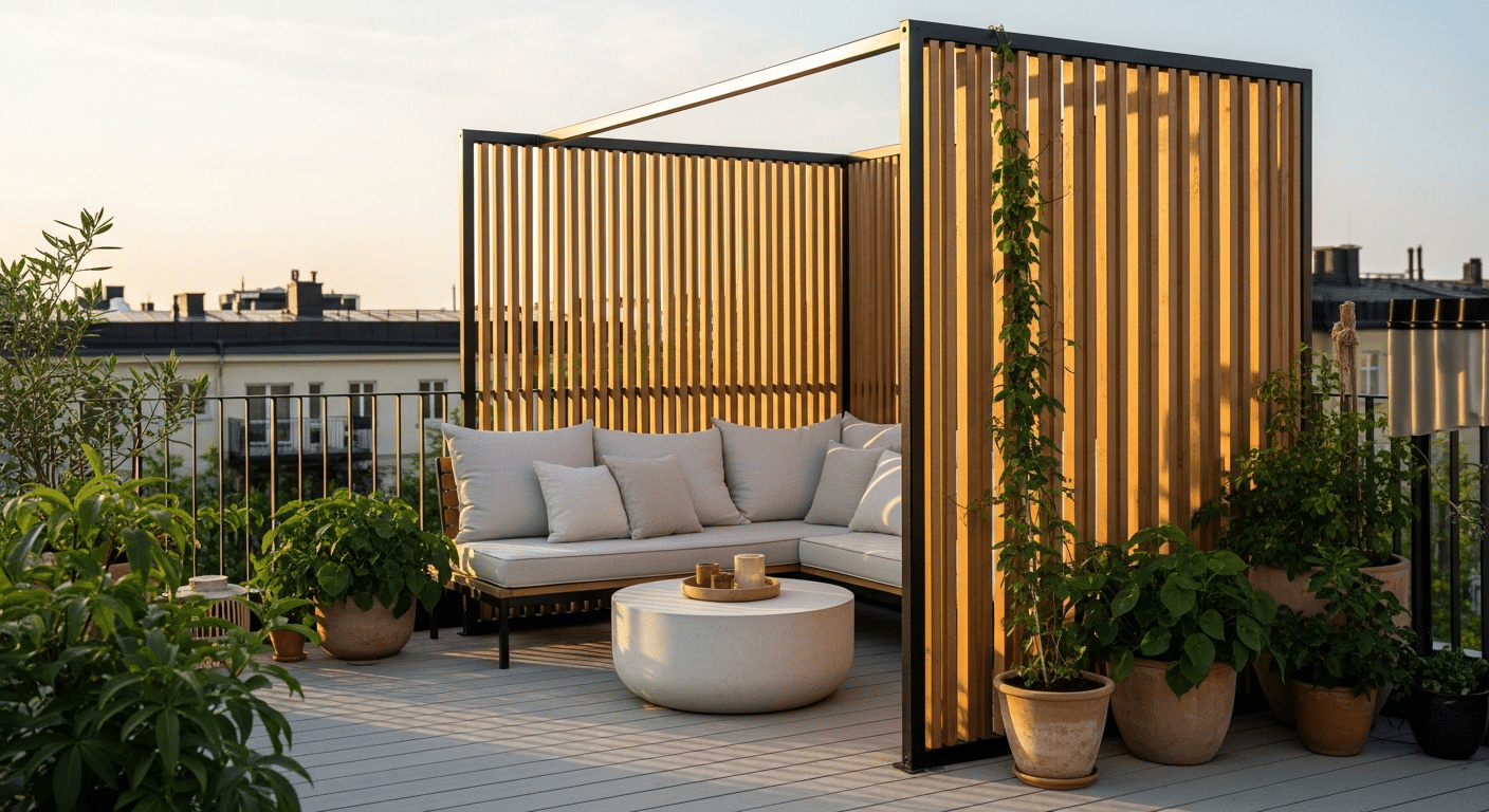 Paravent extérieur terrasse : comment bien l'intégrer à votre aménagement