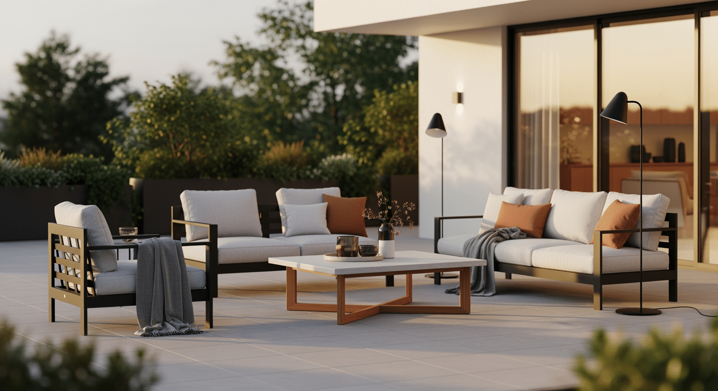 Mobilier extérieur design : créer un espace outdoor moderne et élégant