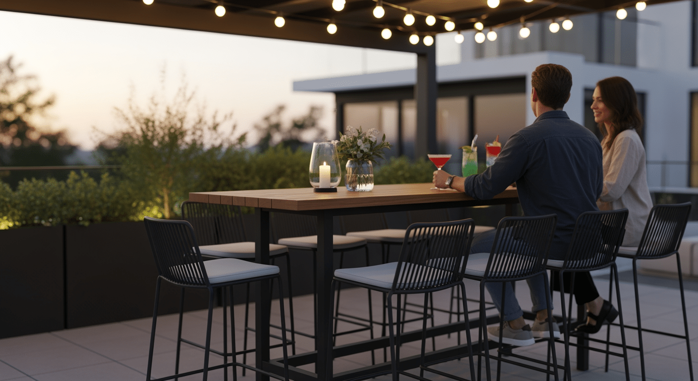 Mobilier extérieur bar : créer un espace apéritif tendance